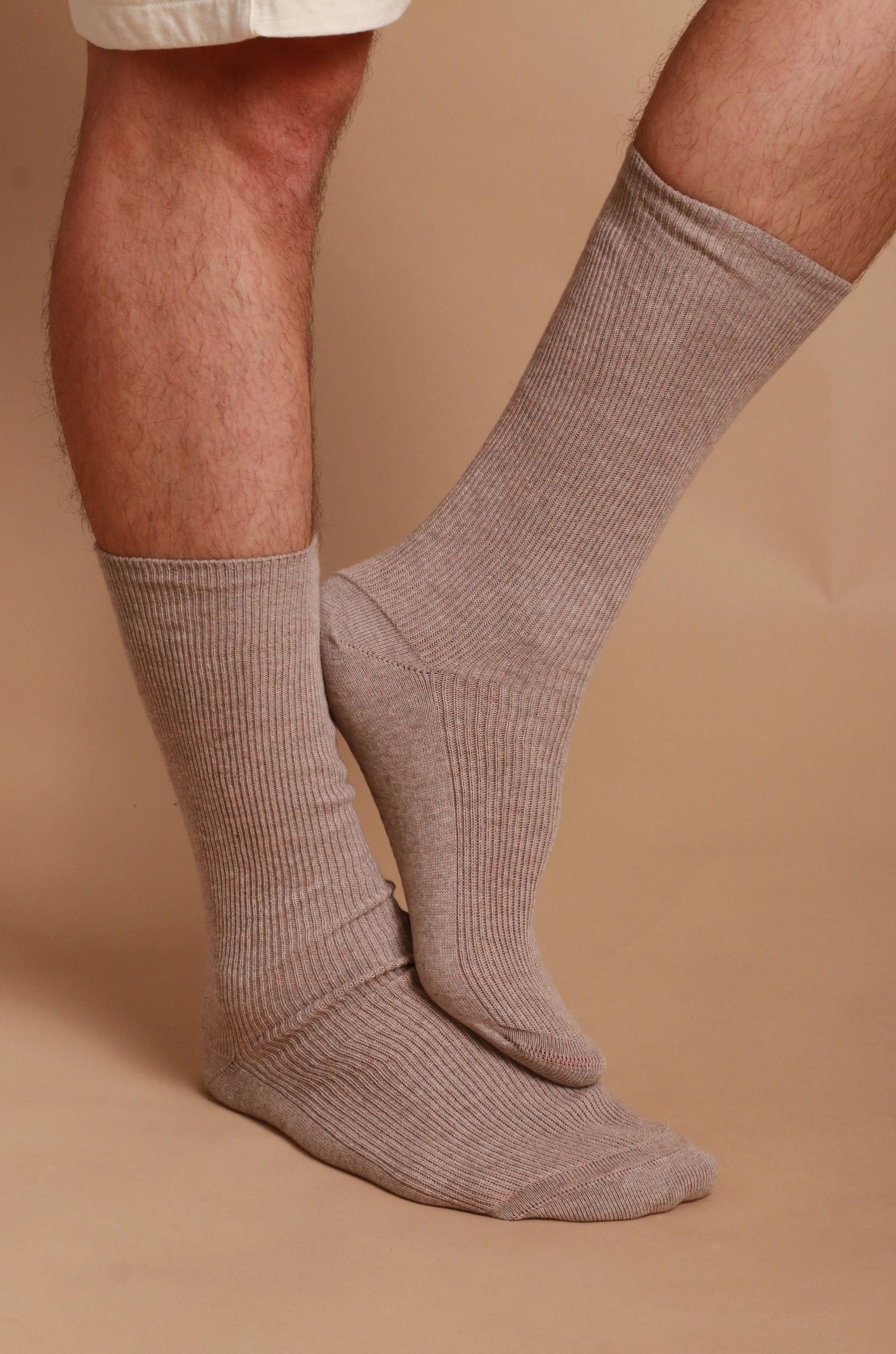 Lightweight Latex-Free 100% Organic Cotton Crew Socks (2pairs/pack ...