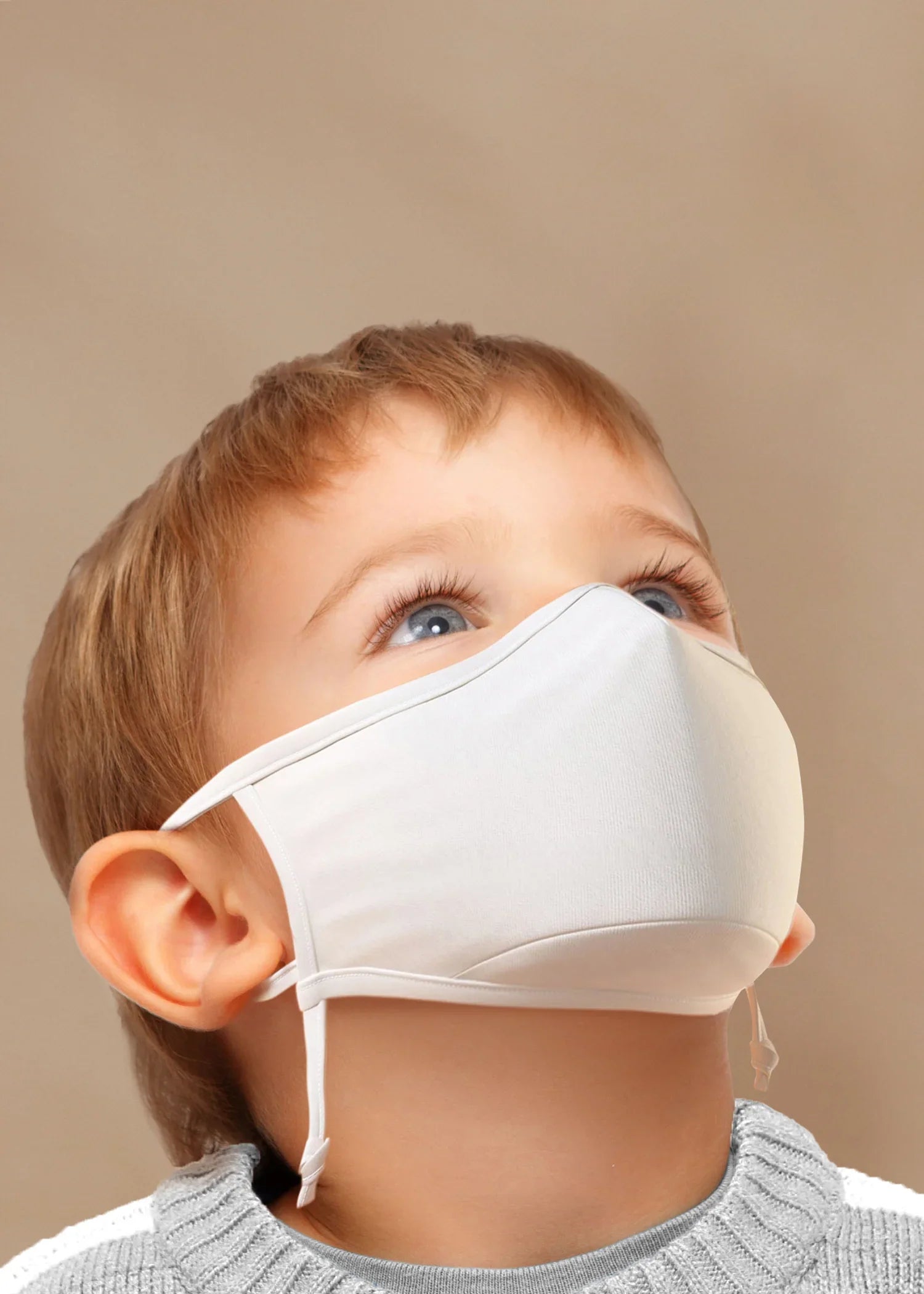 Hypoallergenic Contoured Face Mask with Adjustable Earloops