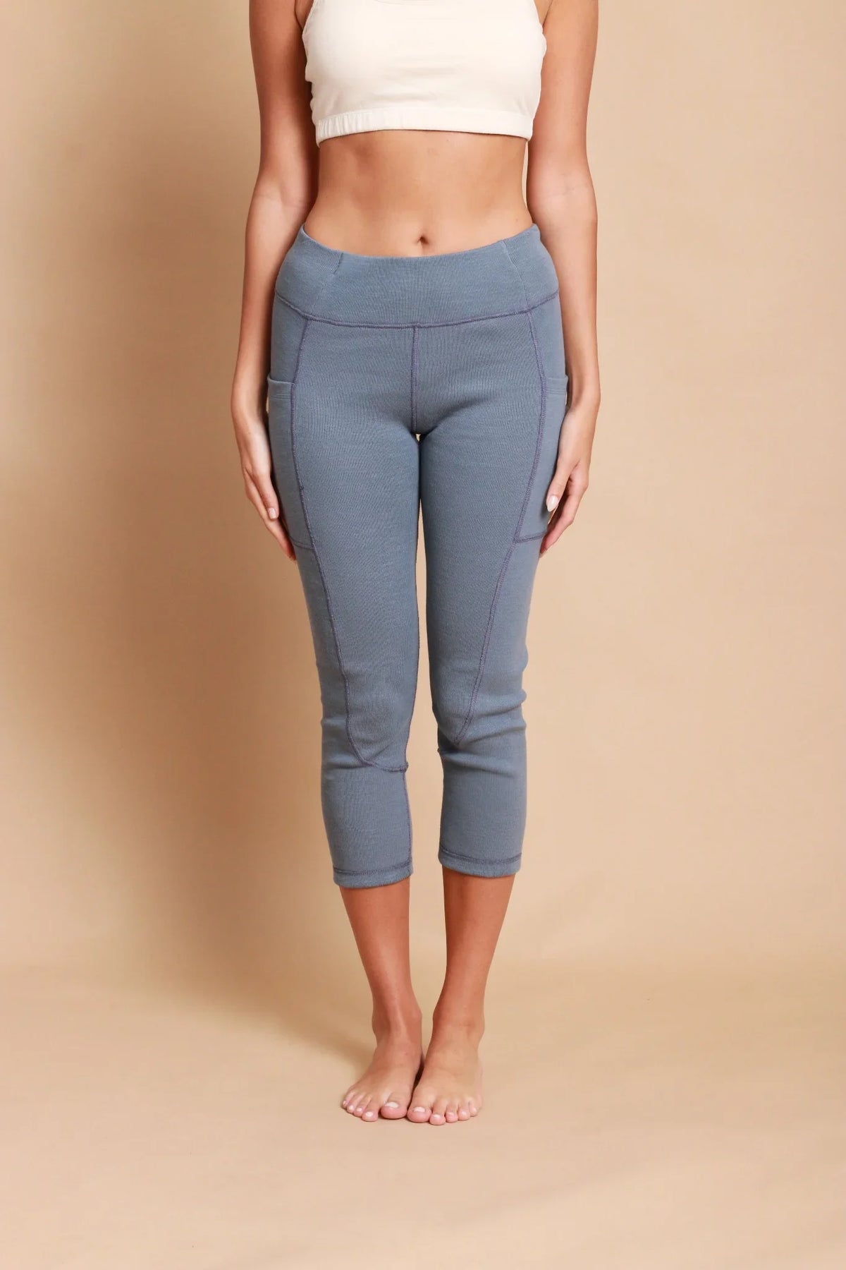 Organic Cotton Women's Cropped Leggings
