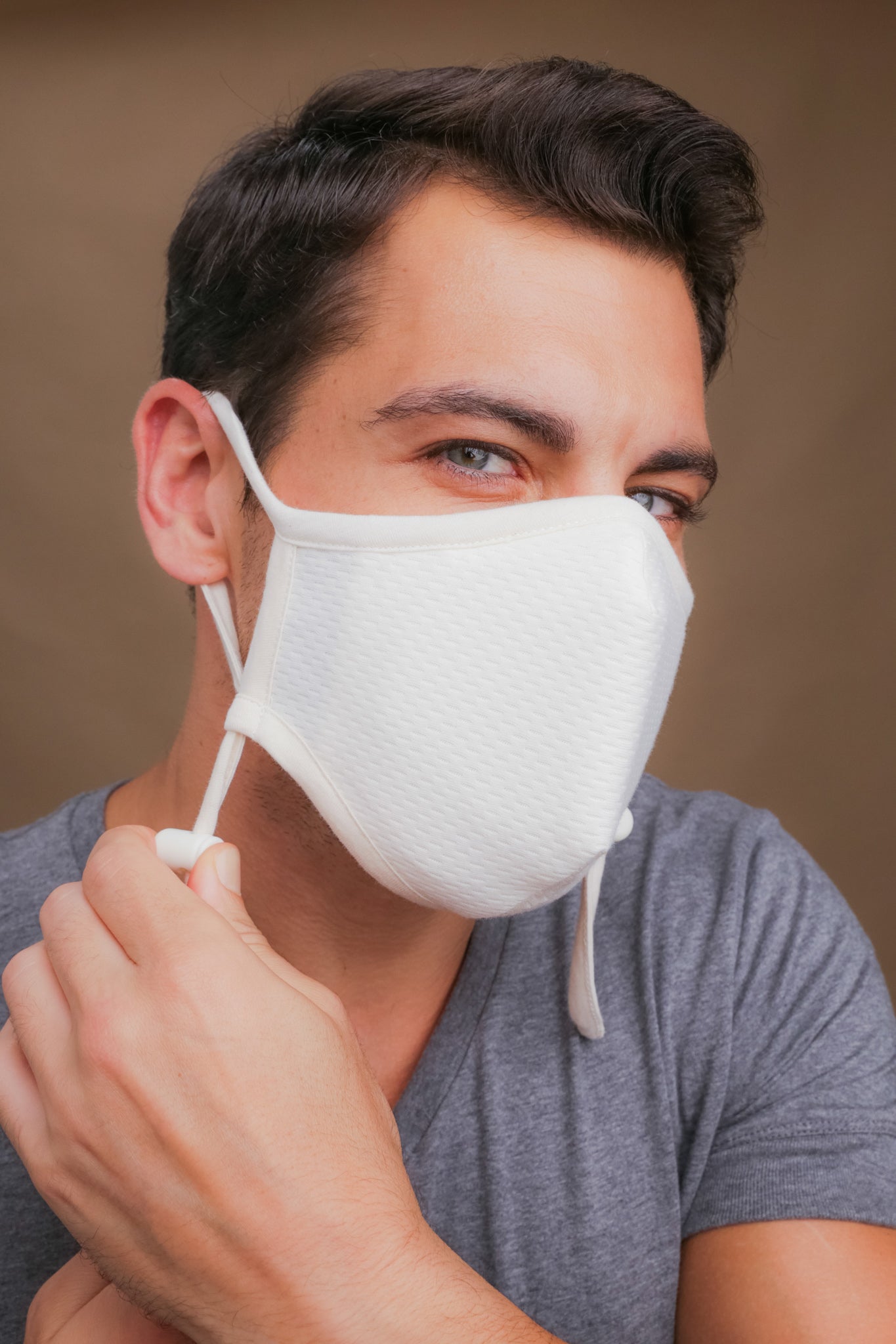 Elite Plus Hypoallergenic Face Masks with Accessories (2/pack | Natural)