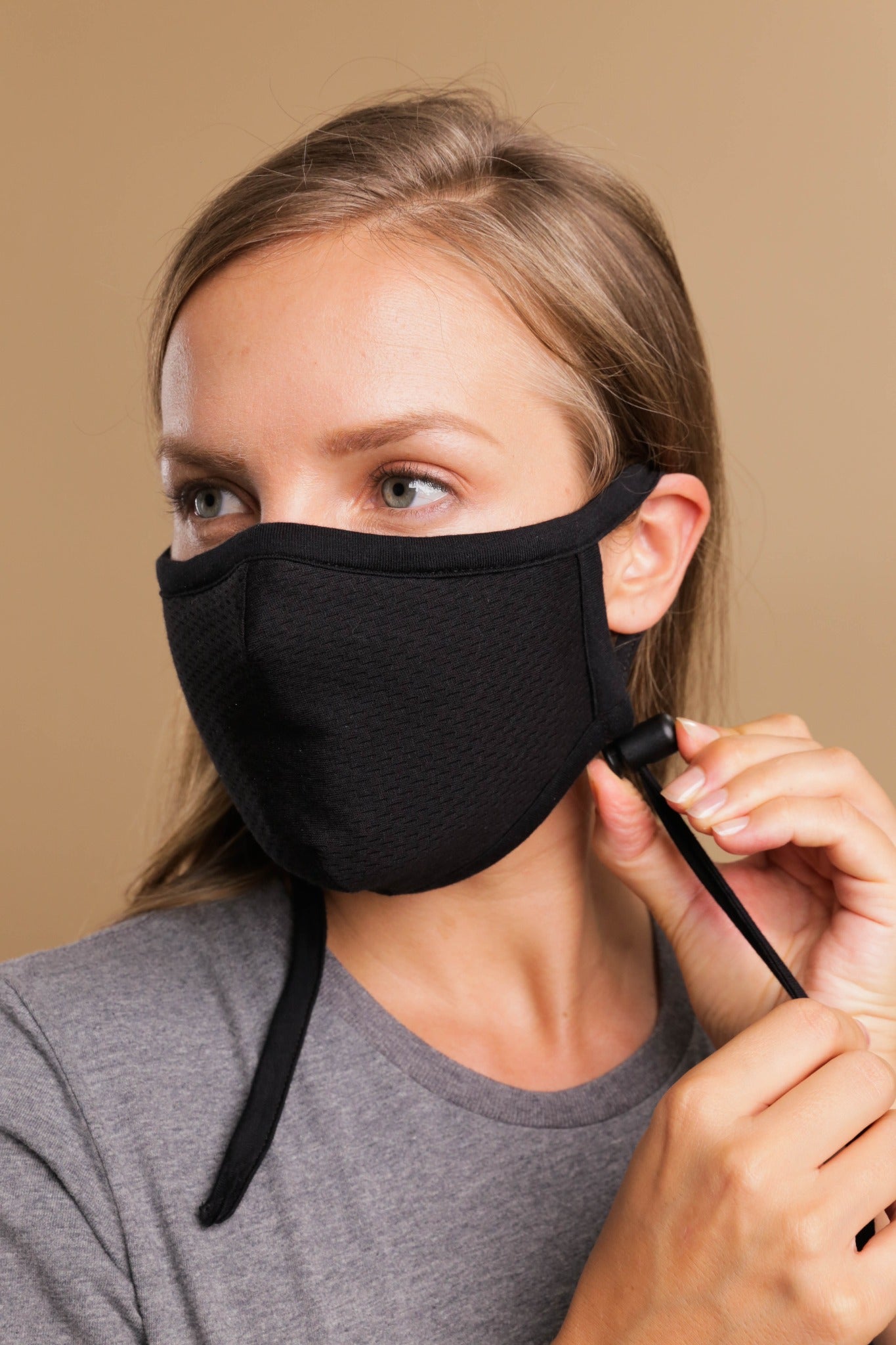 Elite Plus Hypoallergenic Face Masks with Accessories (2/pack | Black)